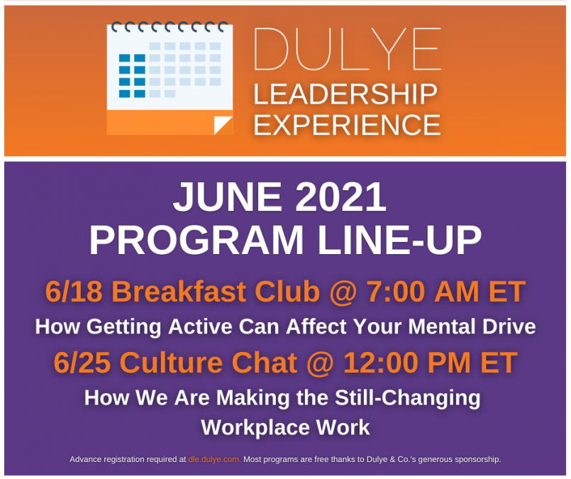 JUNE PROGRAM LINEUP ANNOUNCED - DULYE